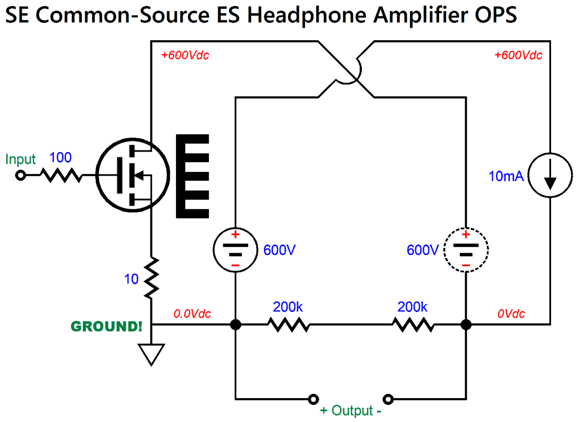 Single-Ended Electrostatic Amplifiers